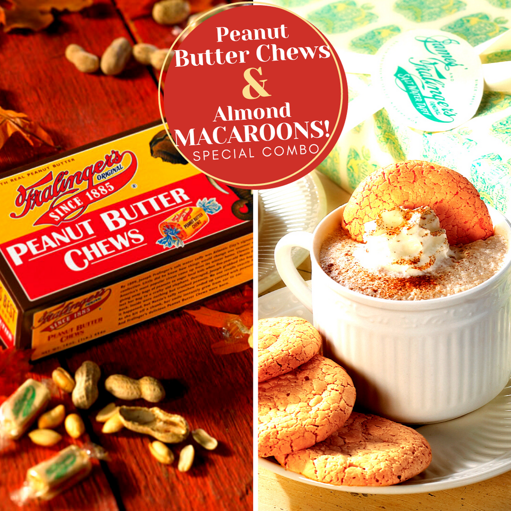 Special Combo: Fralinger's Peanut Butter Chews and Almond Macaroons ...
