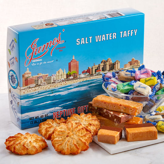 James Candy Company | Salt Water Taffy, Fudge, Macaroons, Chocolates